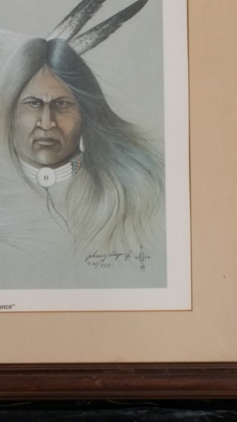 Ancestral Faces: Johnny Tiger Jr "Hawks Vigilance"