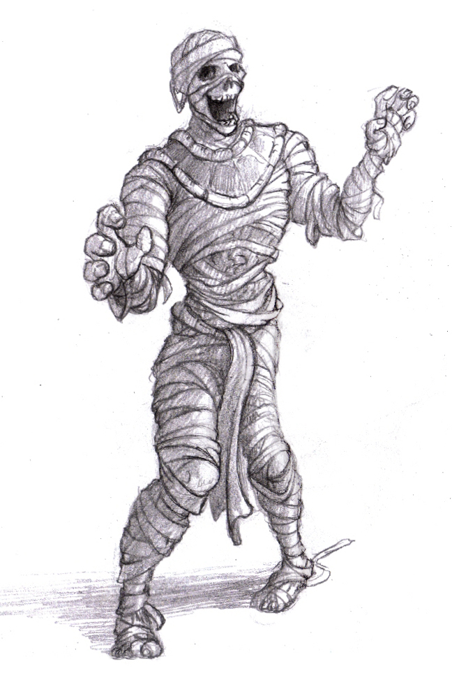 Mummy Drawing