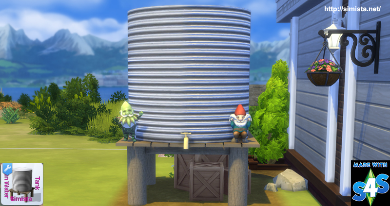 Simista A little sims 4 blog : Rainwater Tank 2