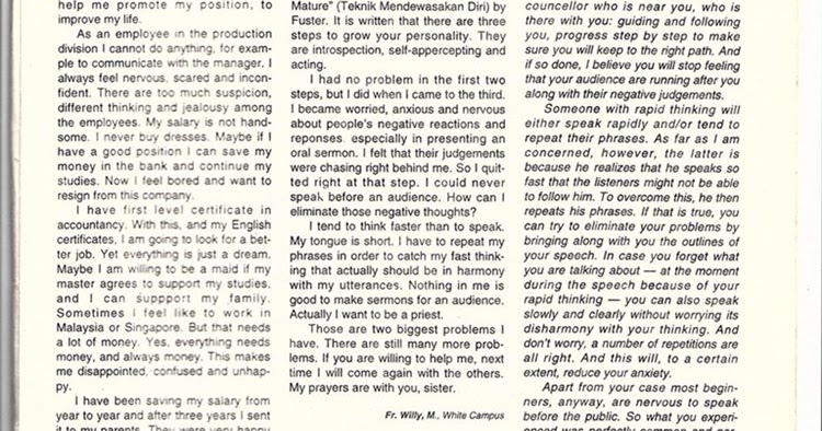 your passion, your perfection: The Examples of Advice Column in Social ...