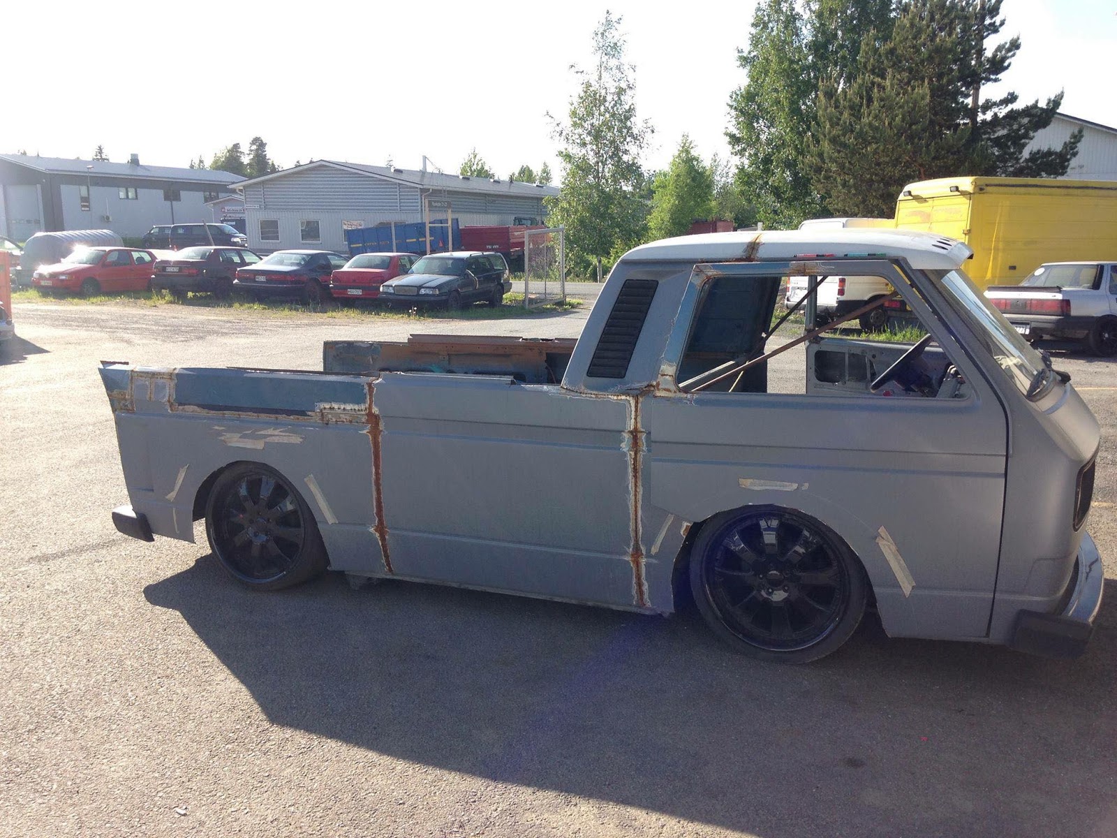 GAS KUSTOMS: VW Transporter pick-up custom