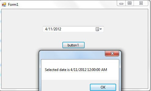 More for you: DateTime Picker Control in C# (Windows Forms)