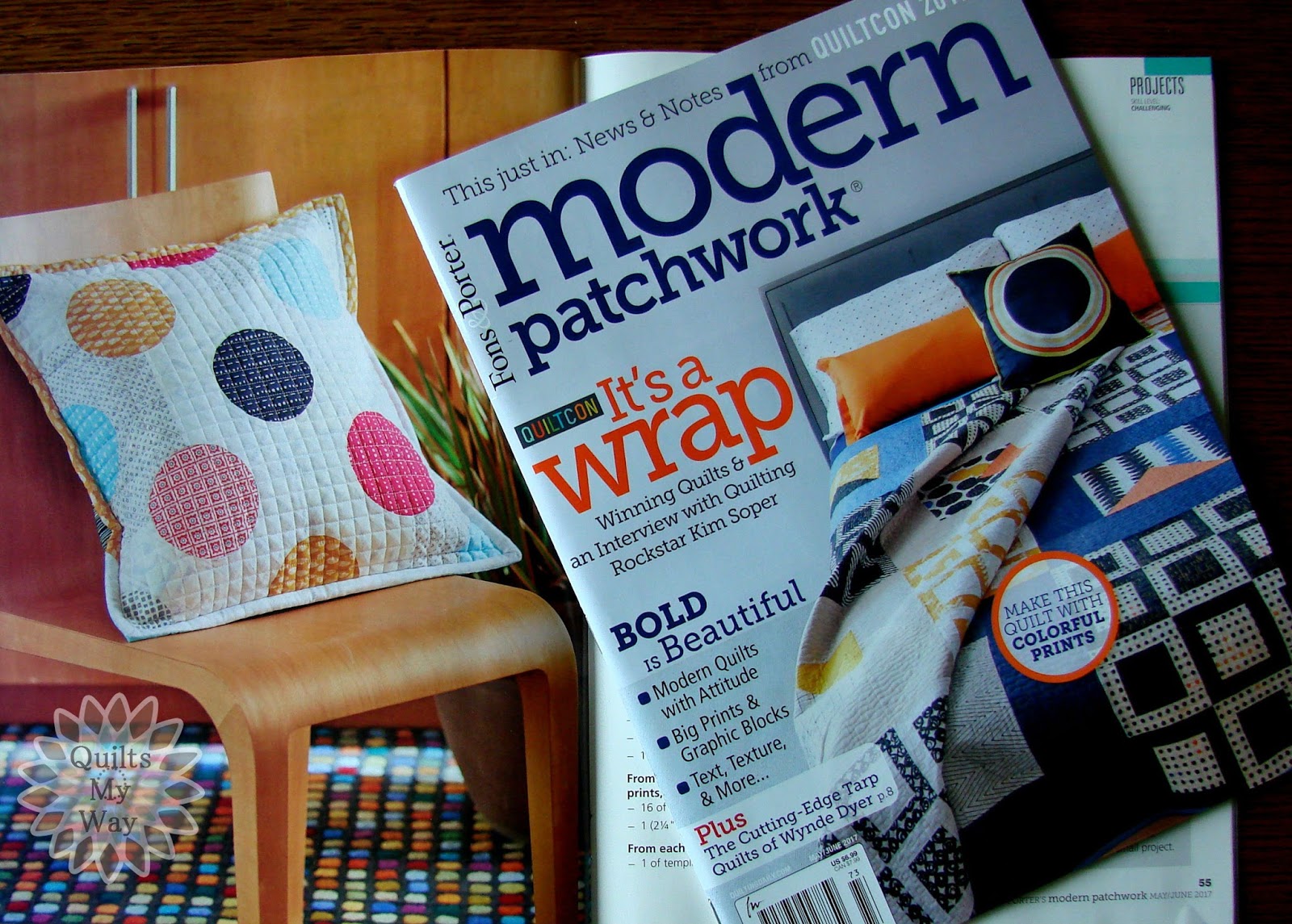 Quilts My Way: New issue of the "Modern Patchwork" Magazine and my patterns