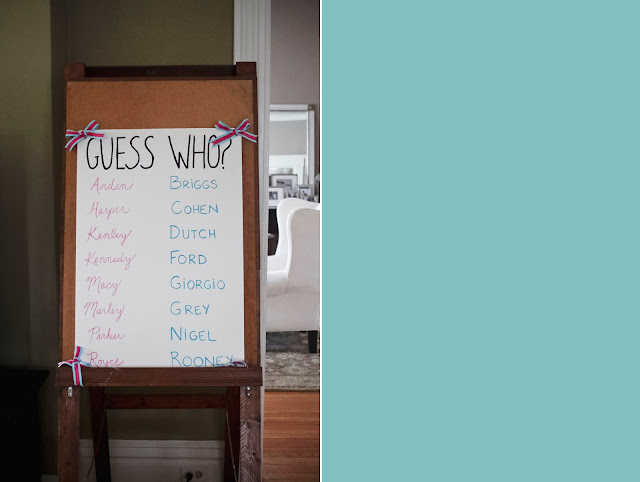 The Grand Life: Baby Name Reveal Party