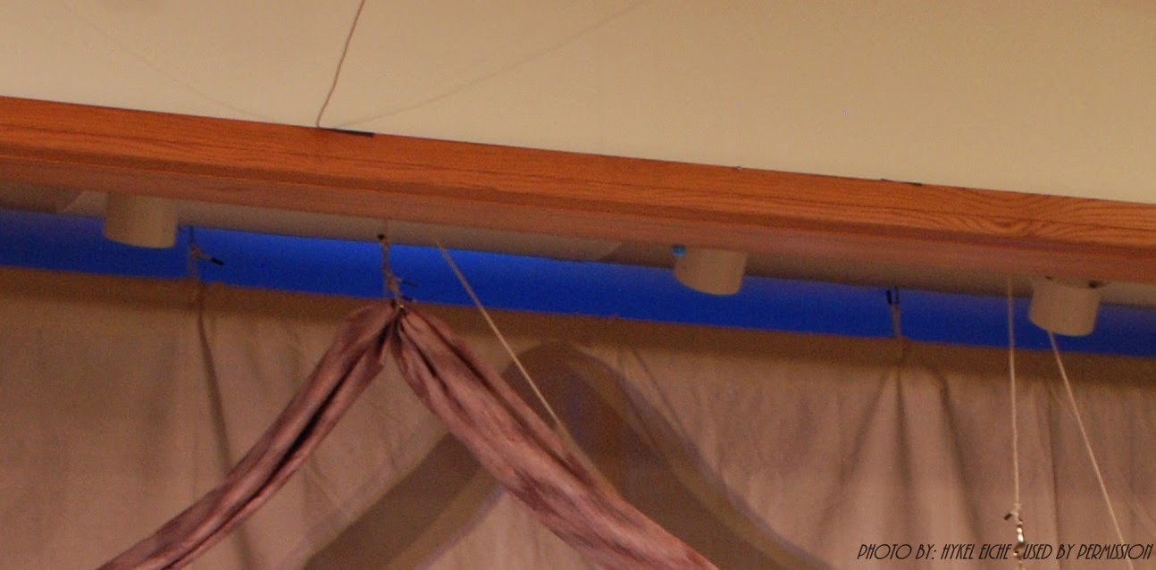 Jill's Creative Umbrella: For the Stage - "DIY Scrim"