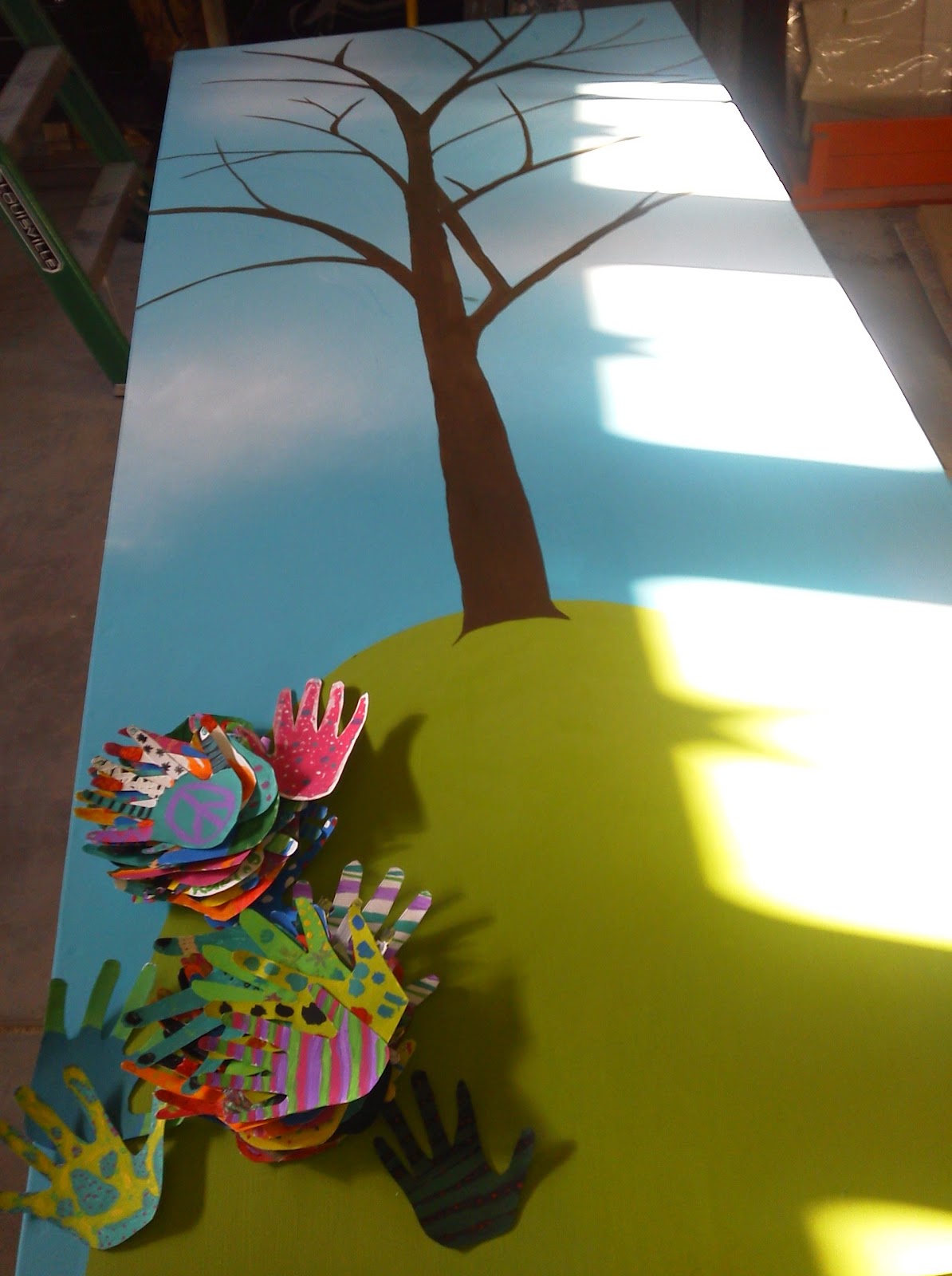 candice ashment art: the HAND TREE -Hand Art- 4rth grade