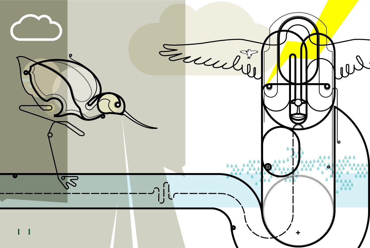 design context: image - linear illustrations.