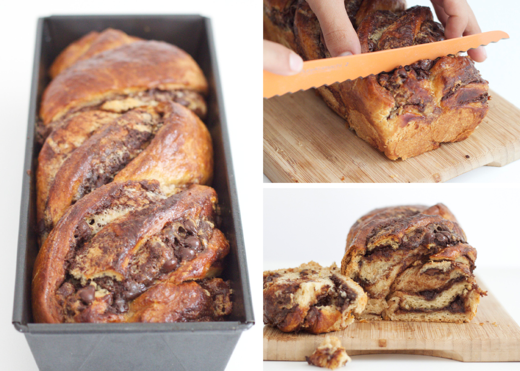 SHORTBREAD: Dairy Free Chocolate & Halvah Babka (Breaded Twist)