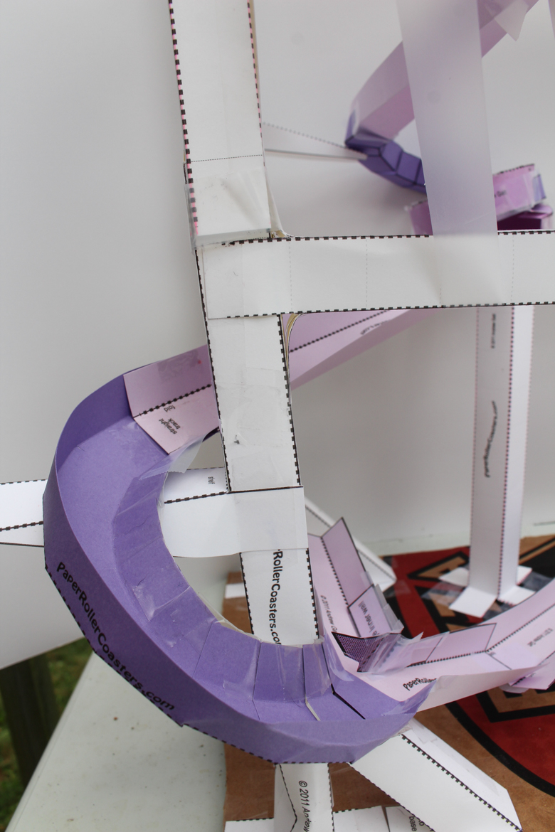 Craft Knife: Homeschool Physics: We Made Paper Roller Coasters