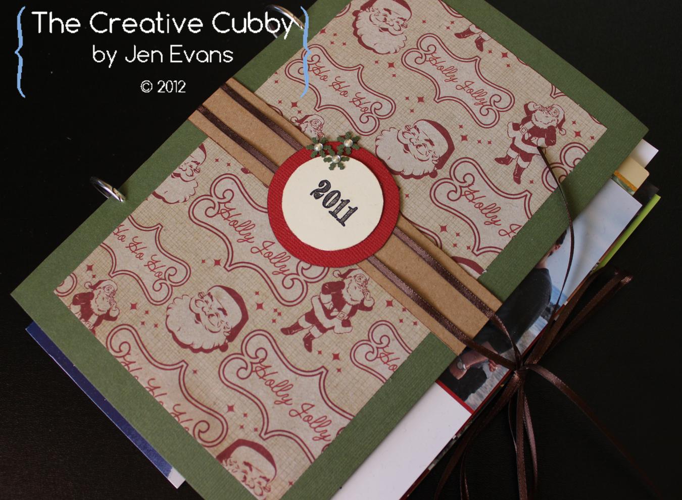 The Creative Cubby: Christmas Card Book