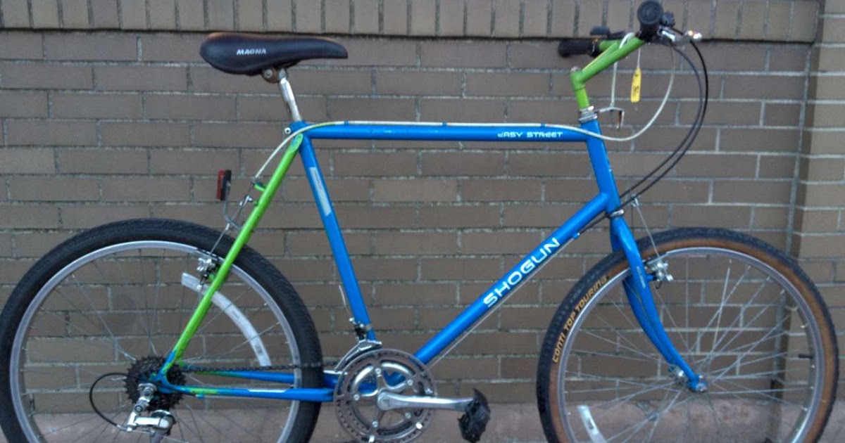 Bike Boom refurbished bikes: Mid-late 80's Shogun easy street
