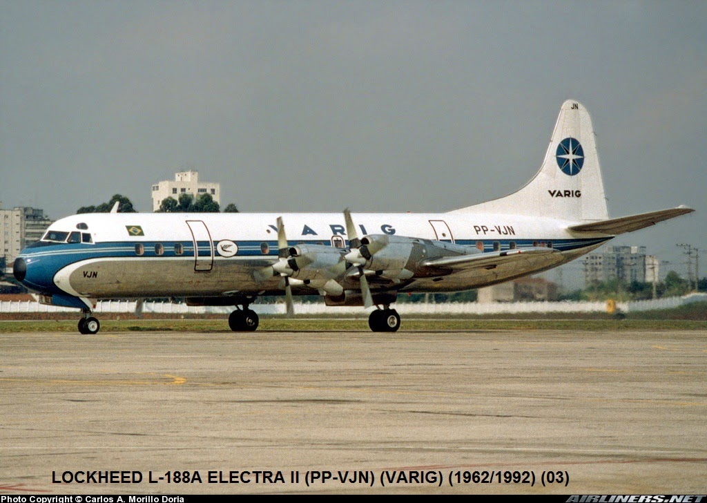 VARIG CRUZEIRIO DO SUL RIO-SUL: (PP-VJN) (L-188A) (VARIG) (1962/1992 ...
