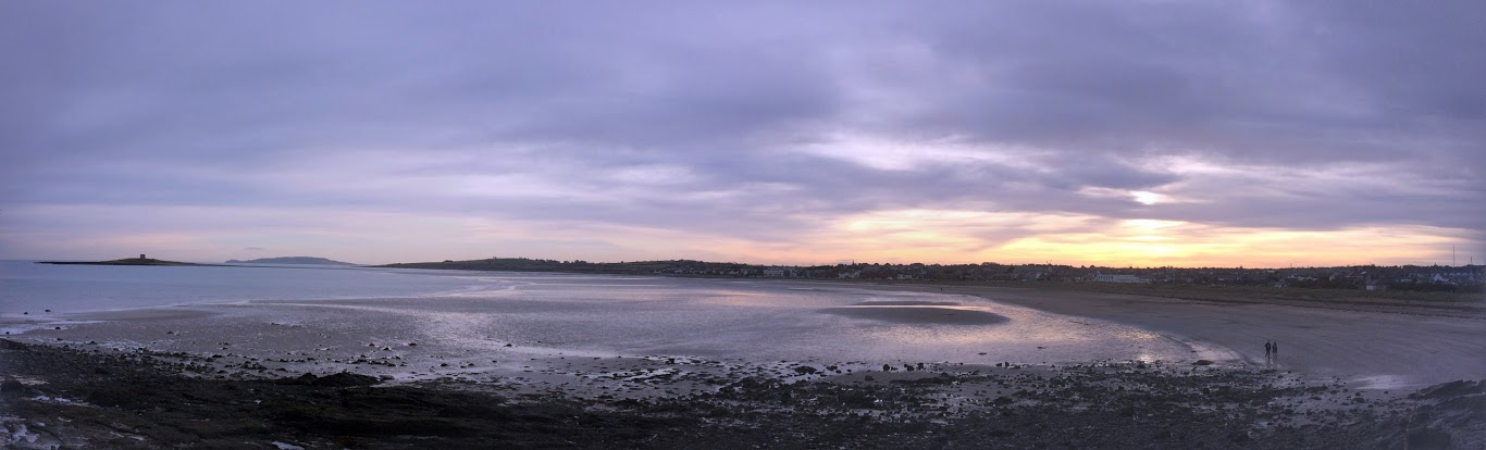 Patrick Comerford: A walk on the beach in Skerries at sunset, enjoying ...