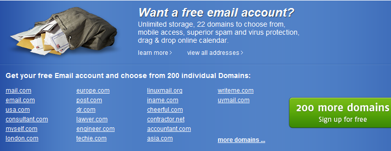 Unique E-mail ID for everyone ~ Whats New On Tech