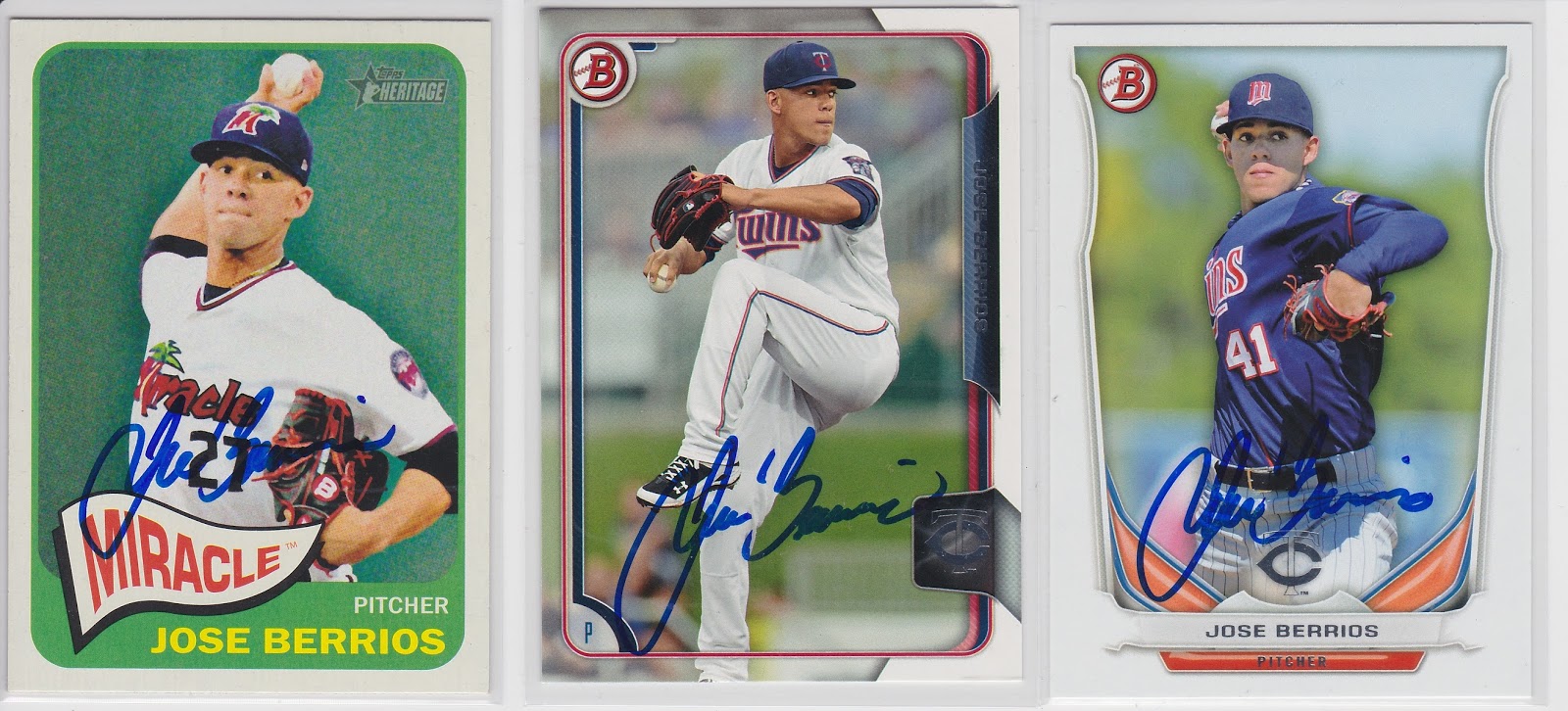 Jackson's Autographs: TTM Success Jose Berrios