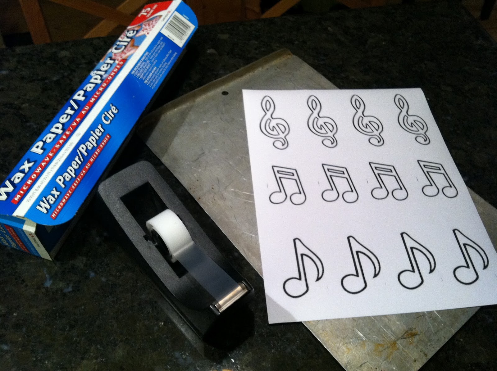 The Iced Queen: Chocolate Music Notes