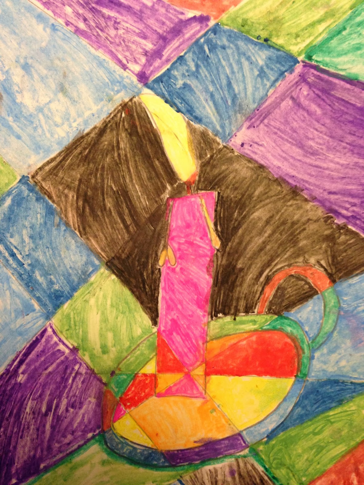 Rachel Allen Dillon - mom, artist, author: Stained Glass- Cubist ...