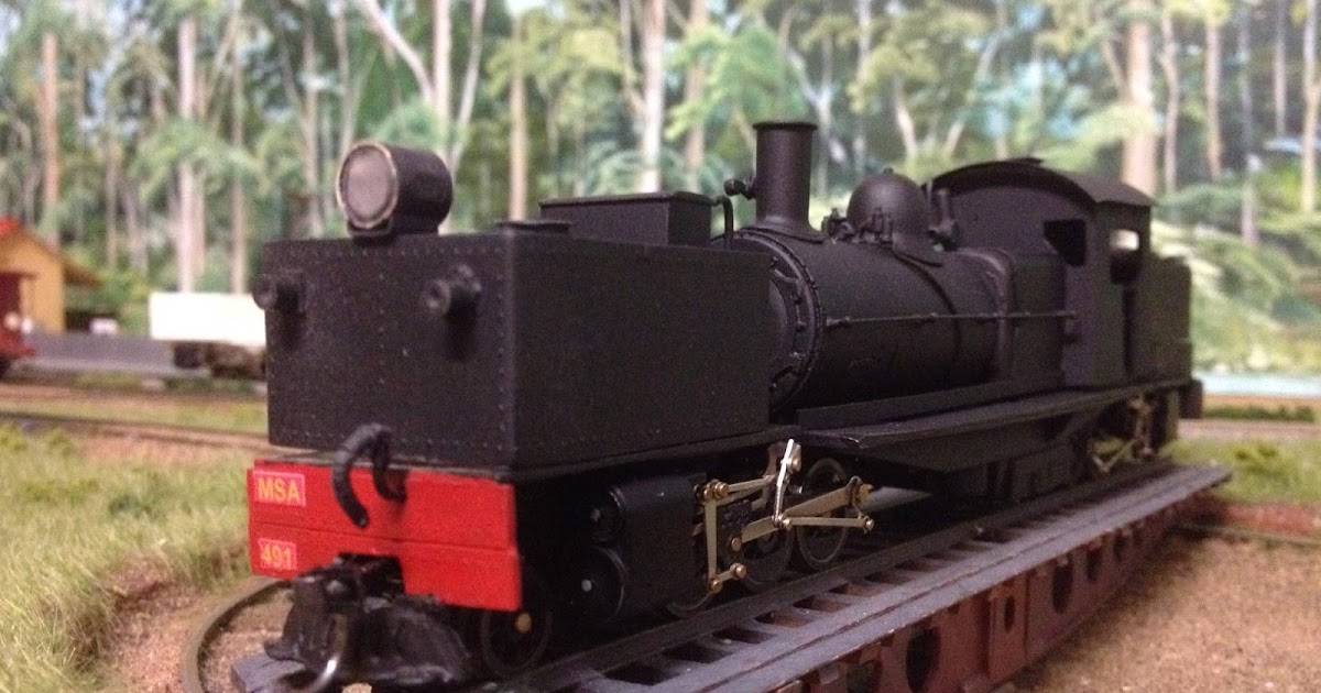 West Australian S Scale Modelling: A model of an MSA Garratt locomotive ...