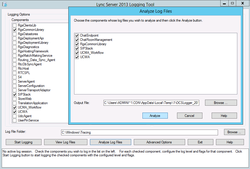 Learn&Share: How to analyze log file in Lync2013.