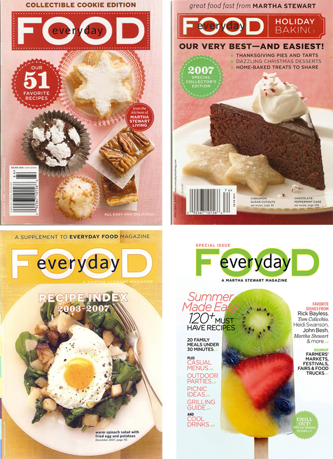 Everyday Magazine Recipes