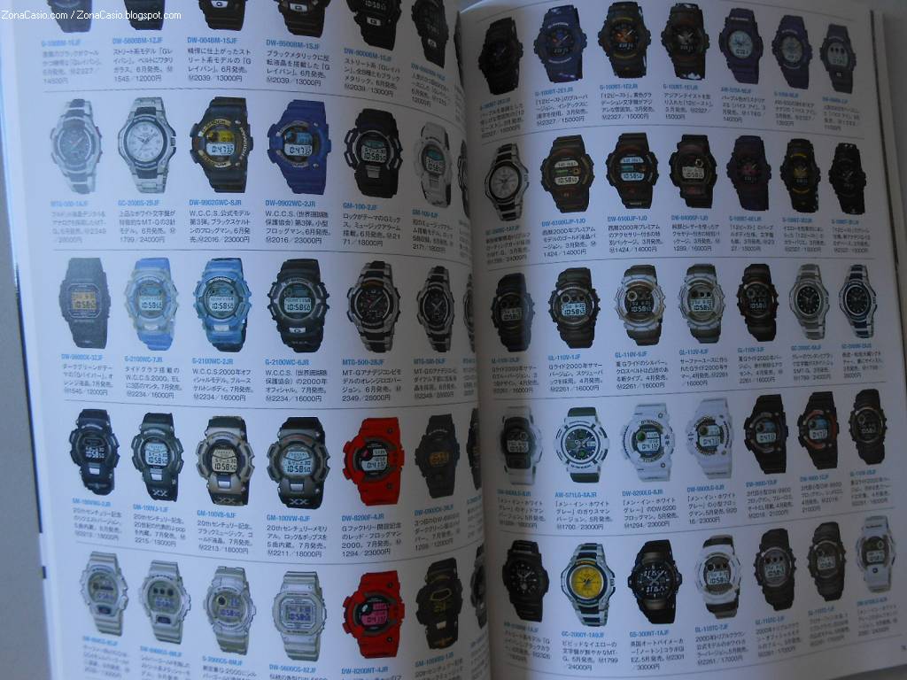 Zona Casio: El catálogo de los catálogos de G-Shock