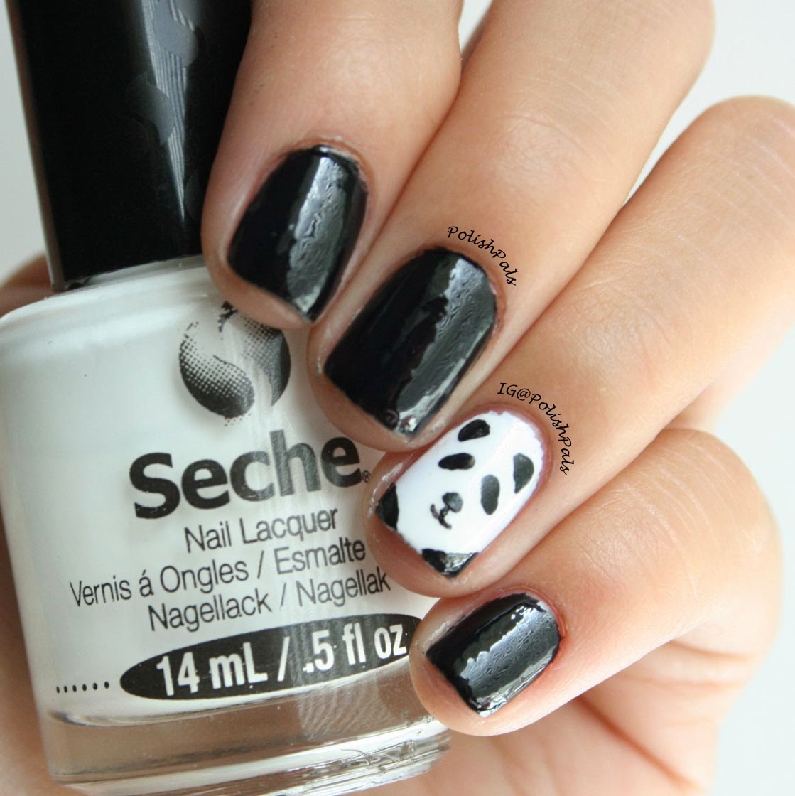 Polish Pals: Simplistic Panda (+ Tutorial)