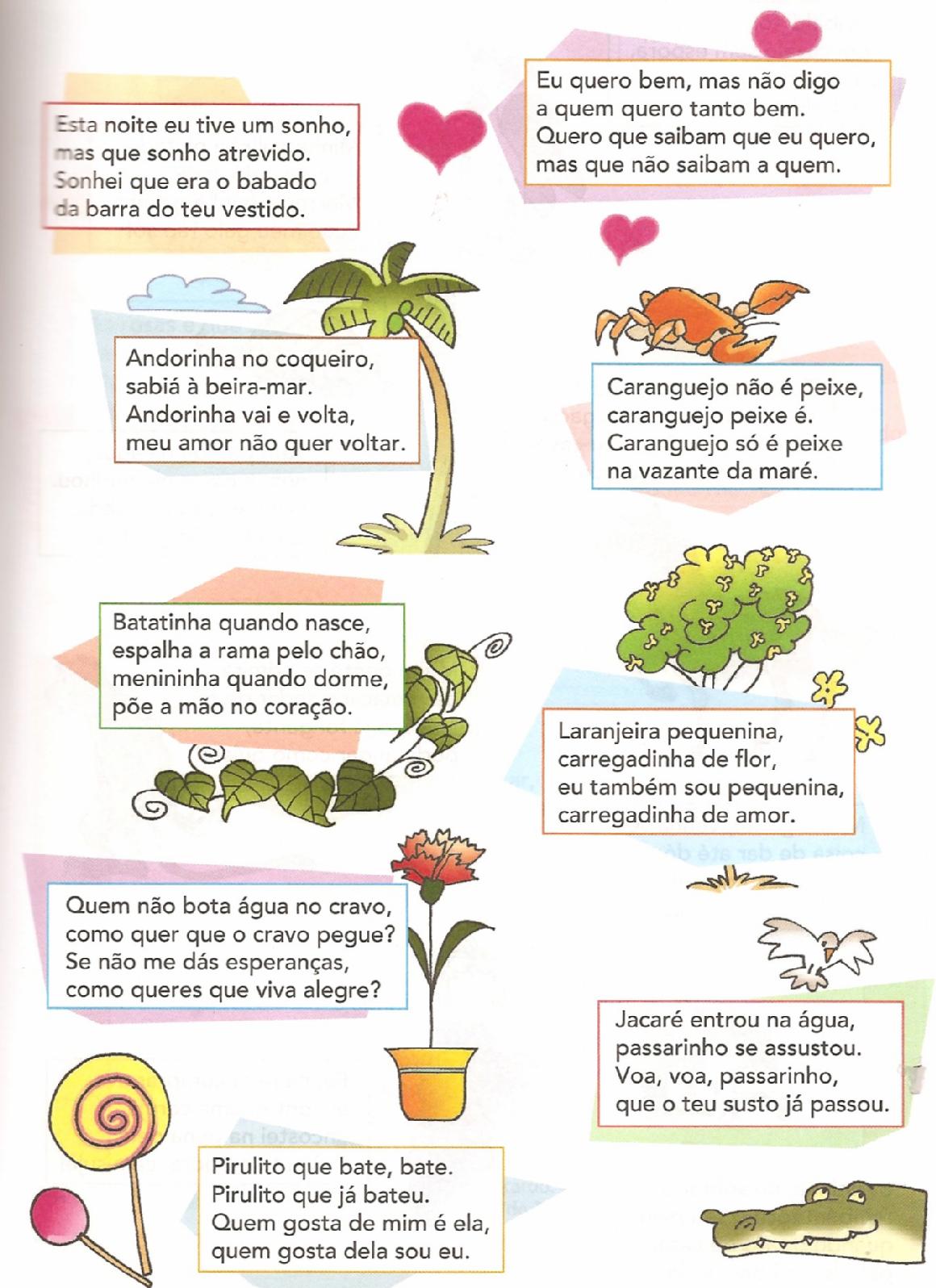 Aprendendo Juntos Sempre: Quadrinhas, parlendas e trava-línguas