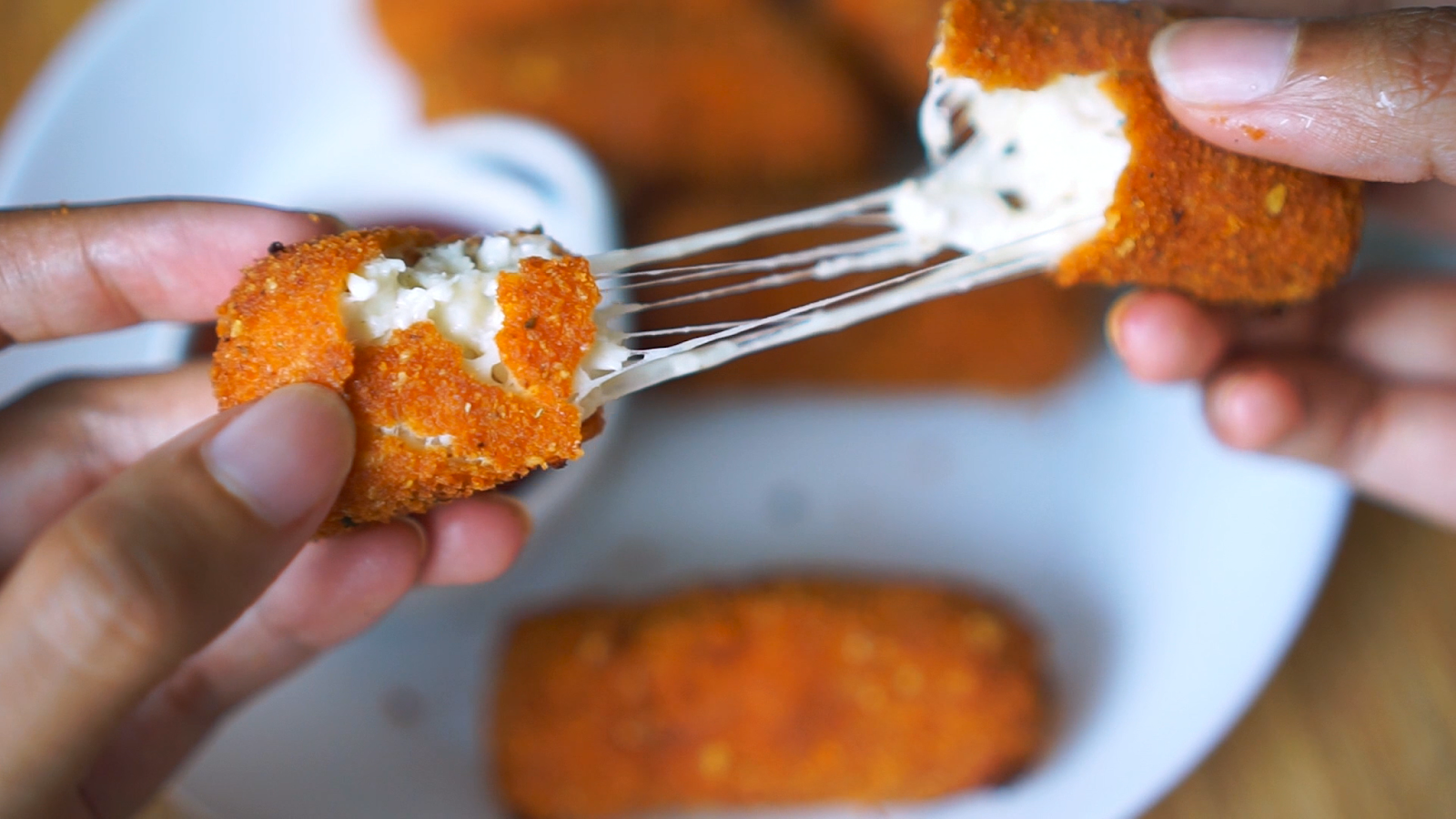 Chicken Mozzarella Sticks | STEP BY STEP | Hungry for Goodies