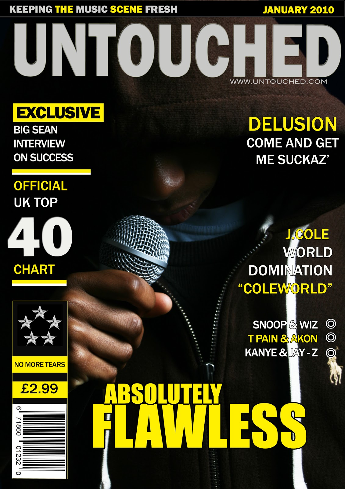 Cyprian Boateng: MUSIC MAGAZINE FRONT COVER