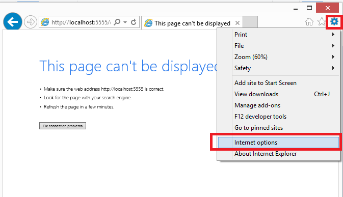 CRM 2011: This page cant be displayed
