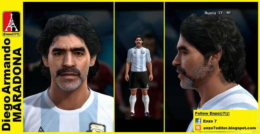 Pes Modification Download Face Diego Maradona Pes 2013