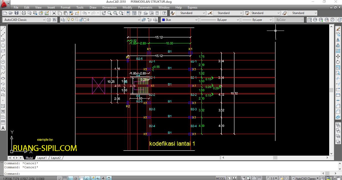 TeknikSipil.NET: Cara Mudah dan Cepat Edit Grid Data pada SAP2000