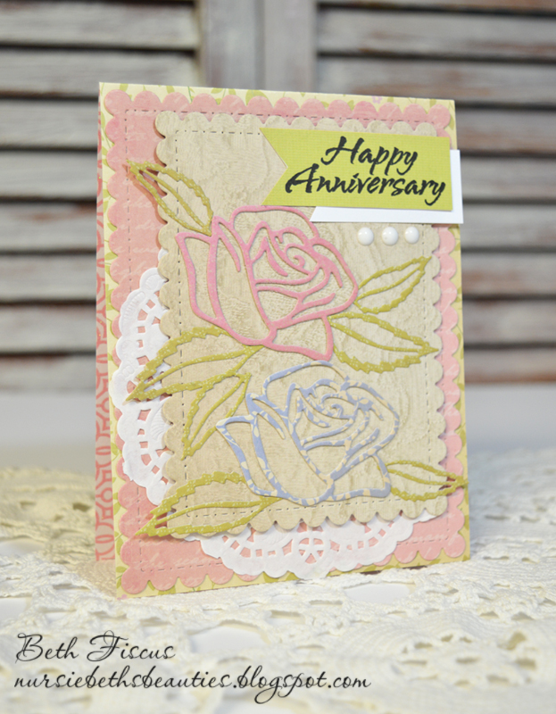 Beth's Beauties: Rose Anniversary Card