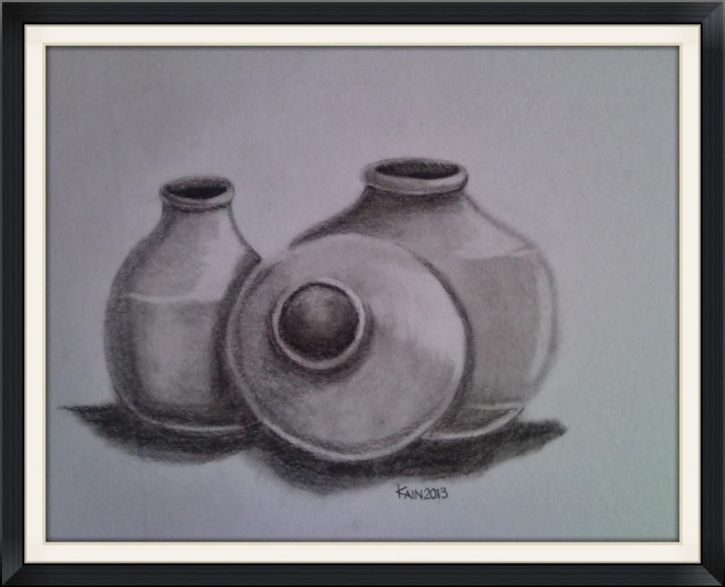 Dibujando...ando: Jarrones de barro / Clay vases