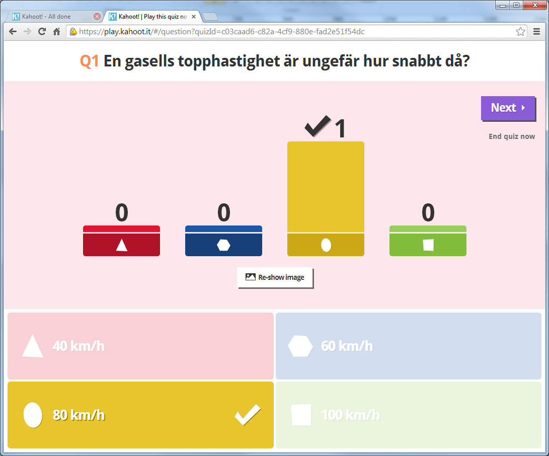 Gamification, could that work?: Kahoot!