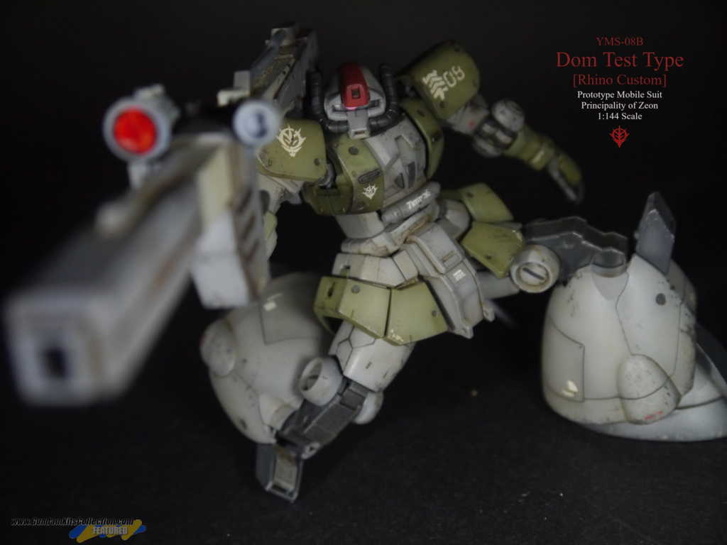 Custom Build: HG 1/144 YMS-08B Dom Test Type [Rhino Custom]