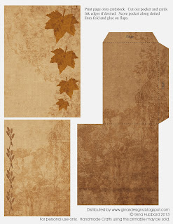 Ginas Designs: Freebie Friday Fall Pocket Printable