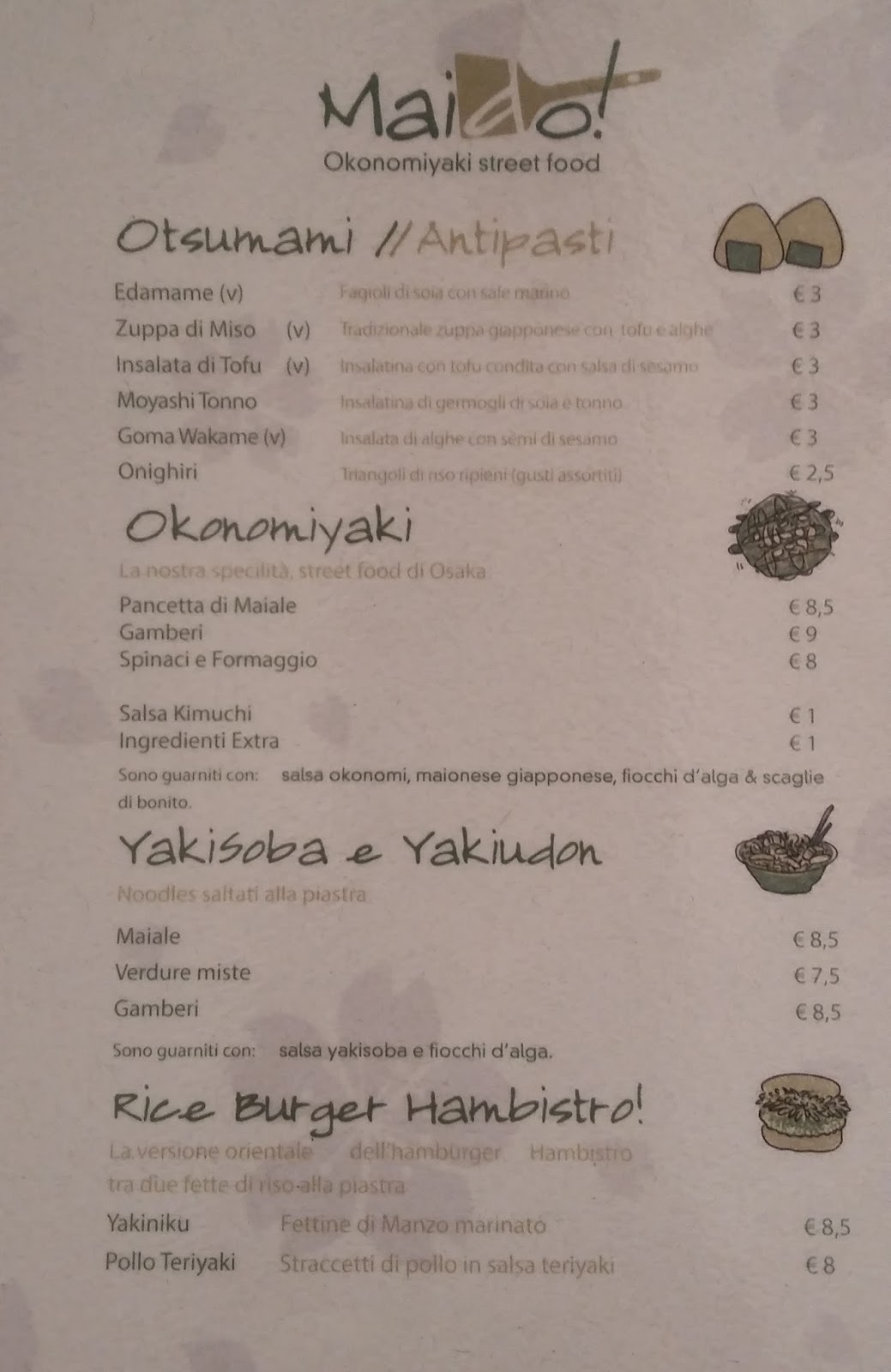 Menu e Prezzi: Ristorante giapponese Maido in via Savona 15 a Milano