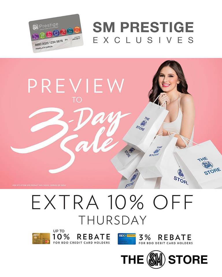 Manila Shopper: SM Stores 3-day SALE: July 15-17 2016