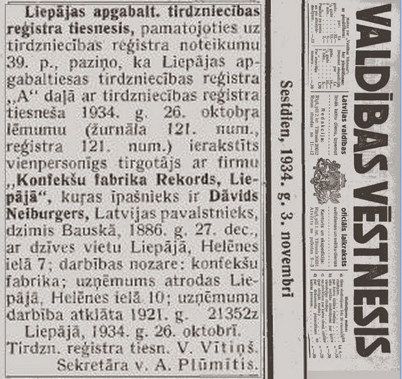 Konfektes 'Gotiņa' etiķešu kolekcija: Konfektu fabrika Rekord