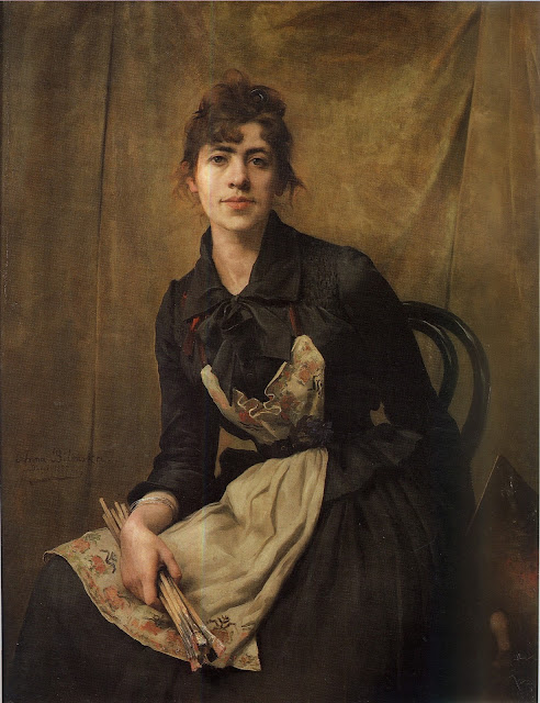 El Museo de Alberto: Anna Bilinska, Autoportrait, 1887