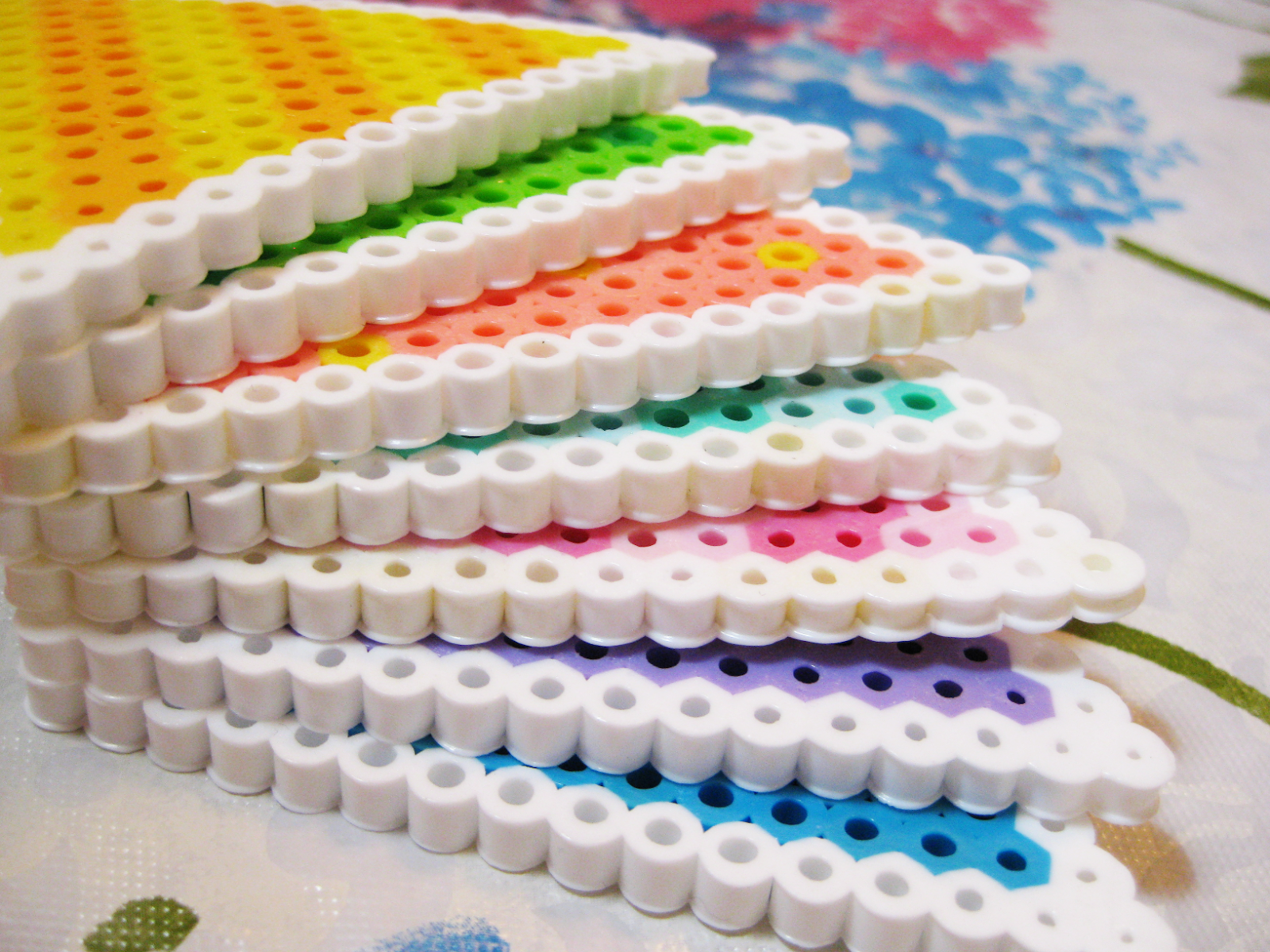 Pink Lemonade Love: DIY Perler Bead Bunting