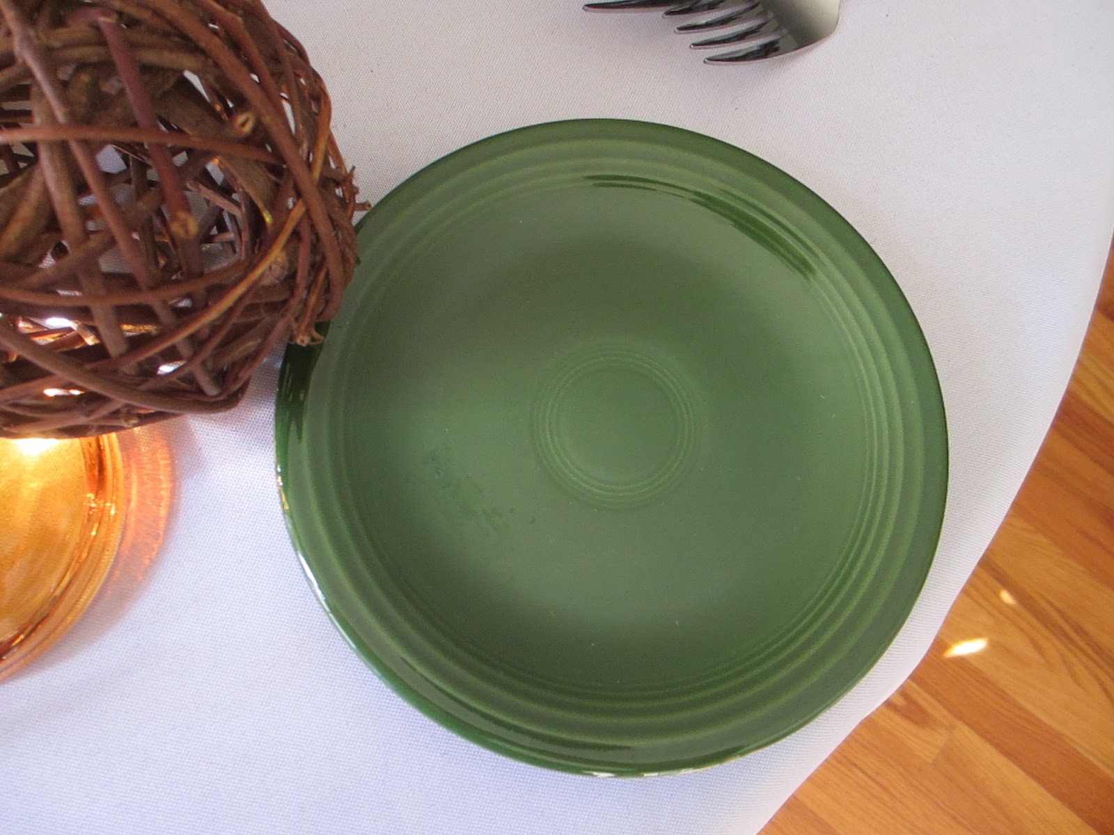 Table for One: Autumn Sunflower and Rooster Table