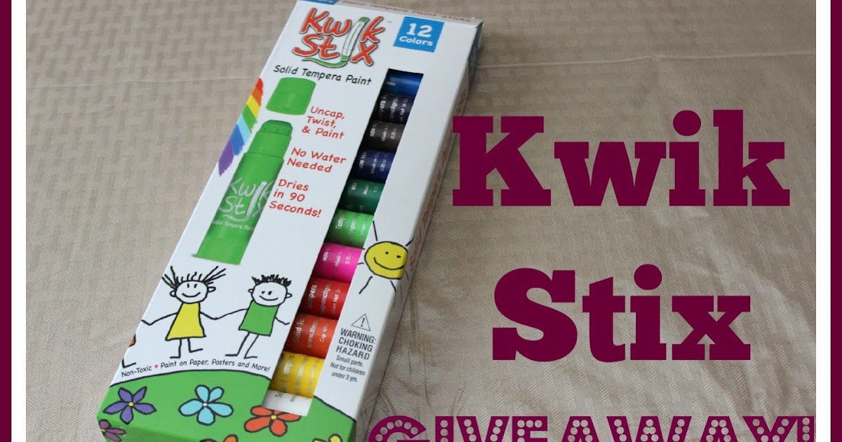 Kwik Stix Giveaway! - Treasuring Life's Blessings