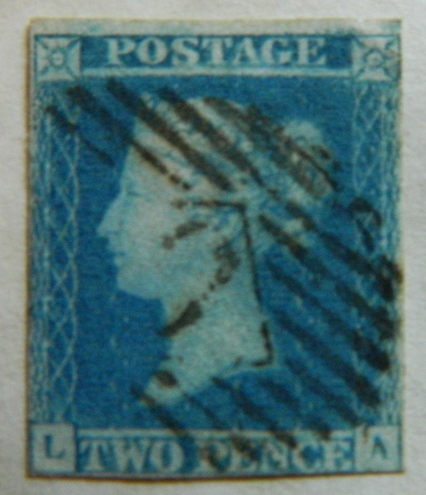 Stamp Valuing: Two Penny Blue