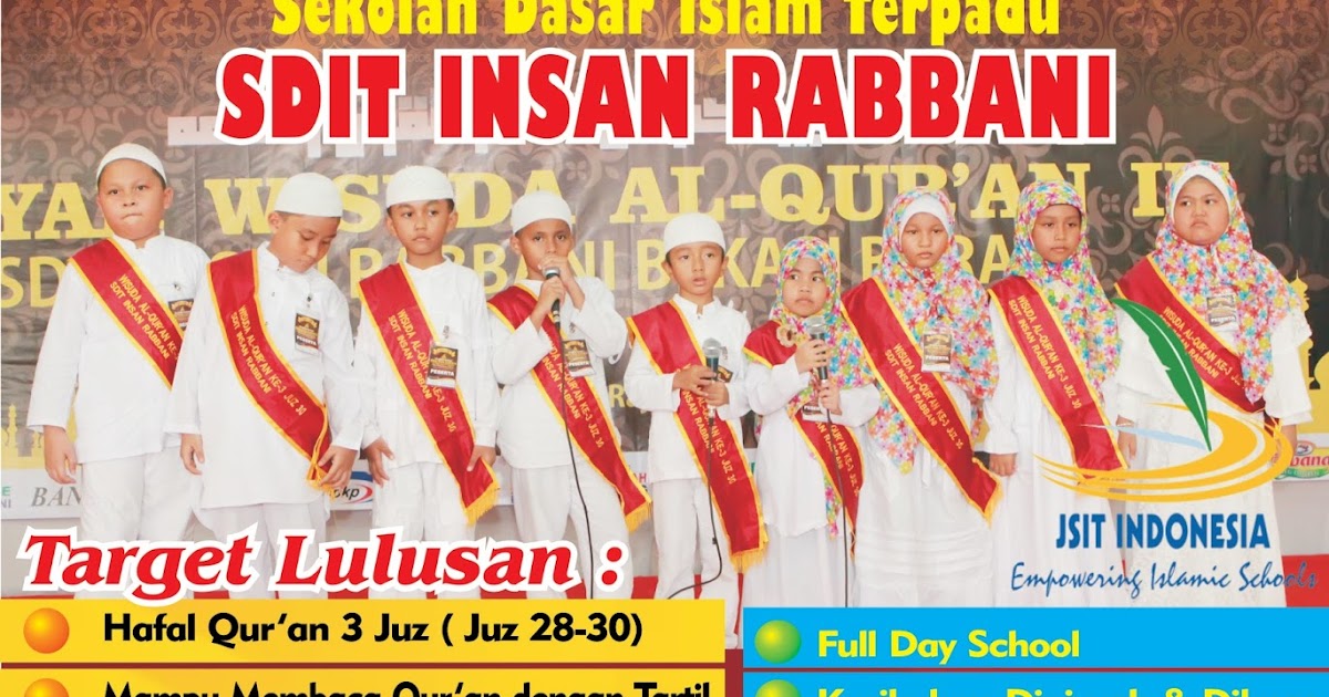 SELAMAT DATANG DI SDIT INSAN RABBANI BEKASI BARAT: PPDB SDIT INSAN ...
