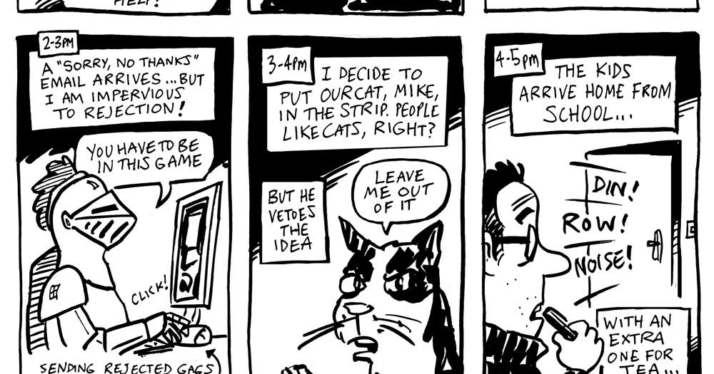 Royston Cartoons: Strip for Hourly Comic Day