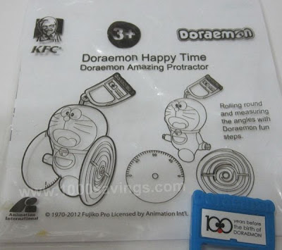 KFC Chicky Meal: FREE Doraemon Pocket Stationery Toys Collection ...