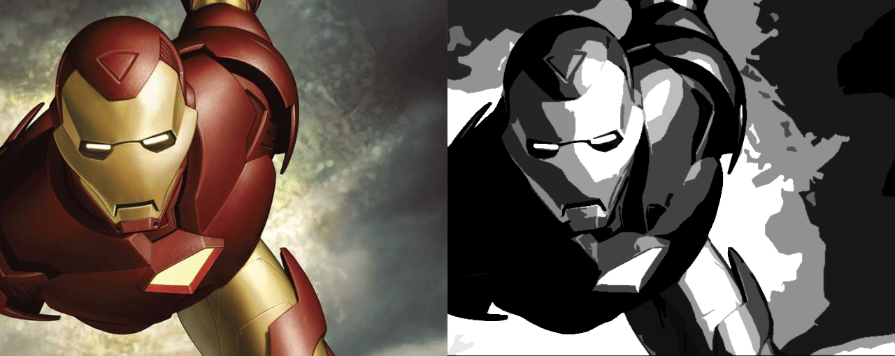 Crayons: Papercut Art: Iron Man (Tutorial)