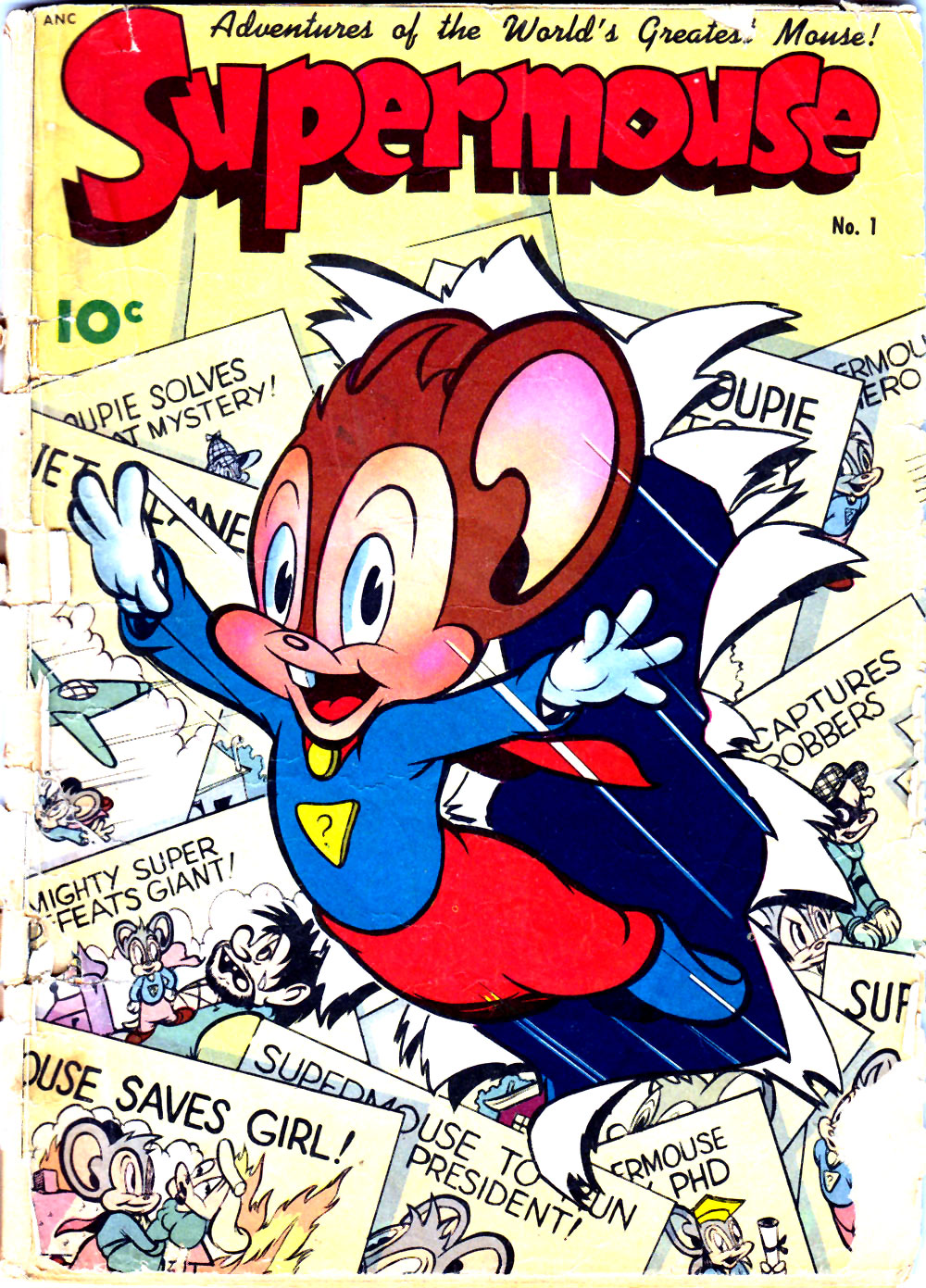 Coffee Break Funnies/Stories: Super Mouse Comic